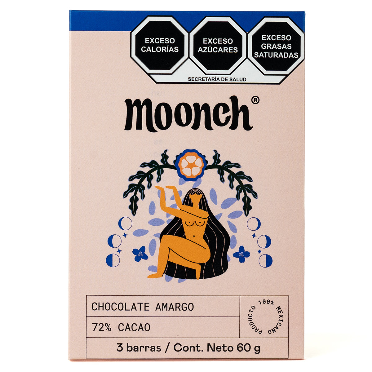 Chocolate Amargo 72% Cacao – Moonch mx