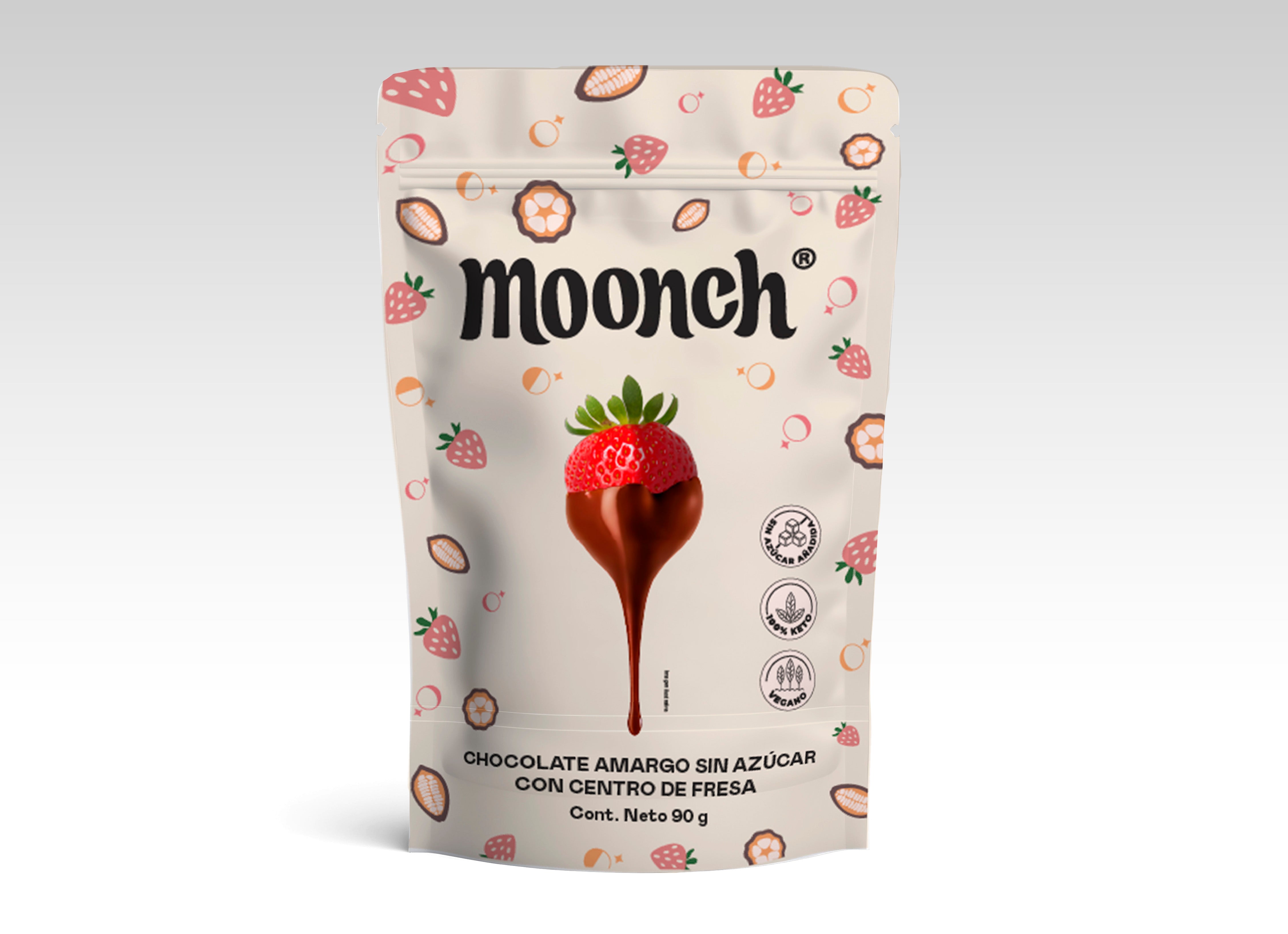 Fresa Liofilizada Cubierta de Chocolate sin Sellos – Moonch mx