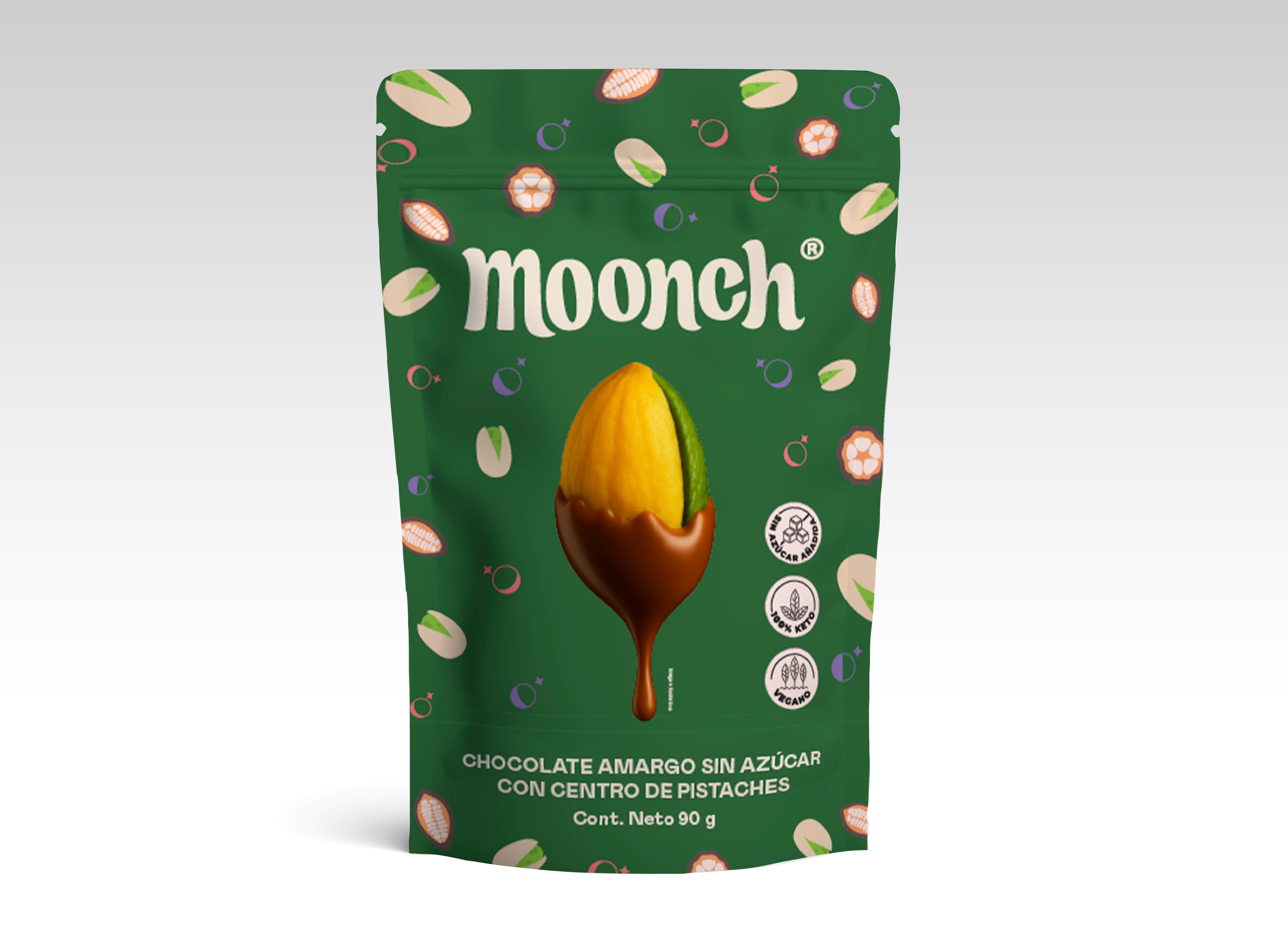 Pistache cubierto con Chocolate sin Sellos – Moonch mx